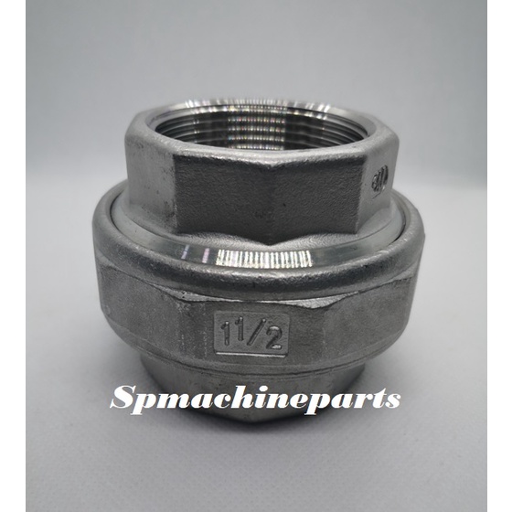 Stainless Steel SS304 Pipe Fitting Union BSPT 1 1/2" (40mm) | Shopee ...