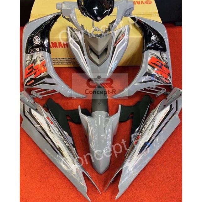 HLD Cover Set Exciter V7 LC135 V4/V5/V6/V7 Nardo Grey | Shopee Malaysia