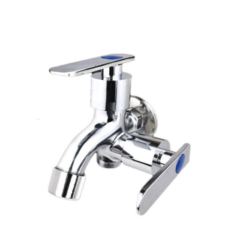 Water Tap Bib Tap Two Way Tap Bathroom Faucet Kepala Paip Double ...