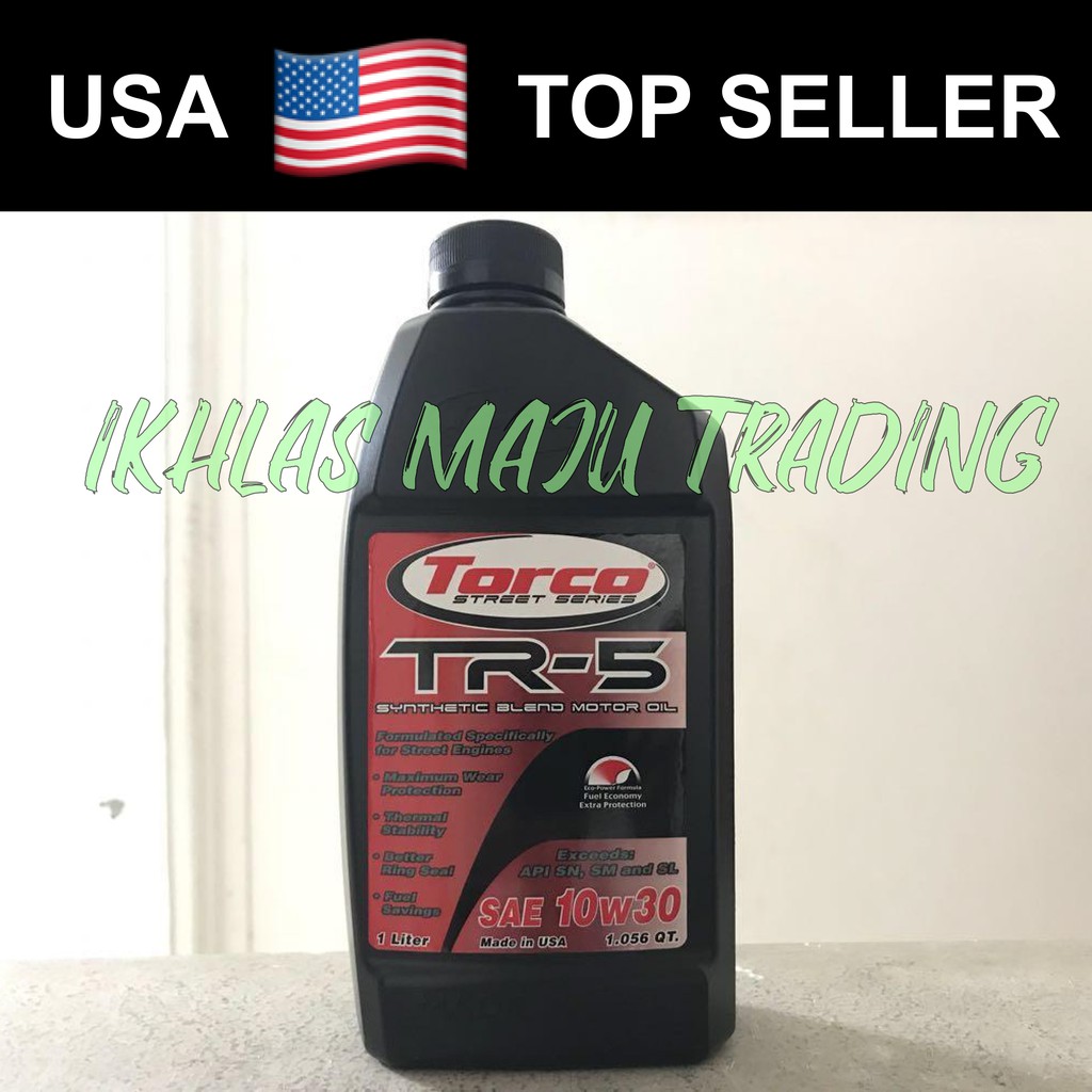 TORCO® TR-5 5W30 with High Quality Fully Imported Semi Synthetic Engine ...