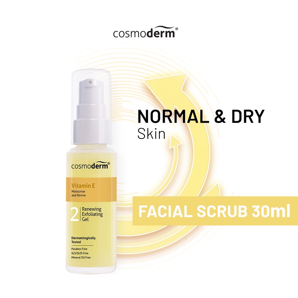 Cosmoderm Vitamin E Renewing Exfoliating Gel 30ml | Shopee Malaysia