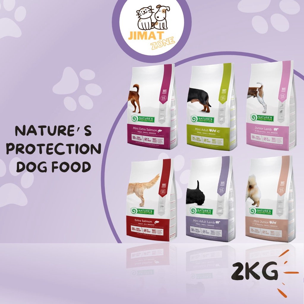 Nature's Protection Dog Food 2KG - Mini Adult Lamb , Junior Lamb ...