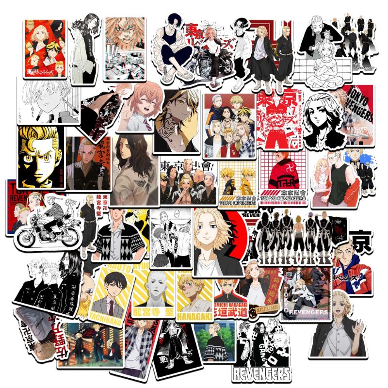 50 pcs Tokyo Revengers A Anime Stickers / Stickers / Stickers | Shopee ...