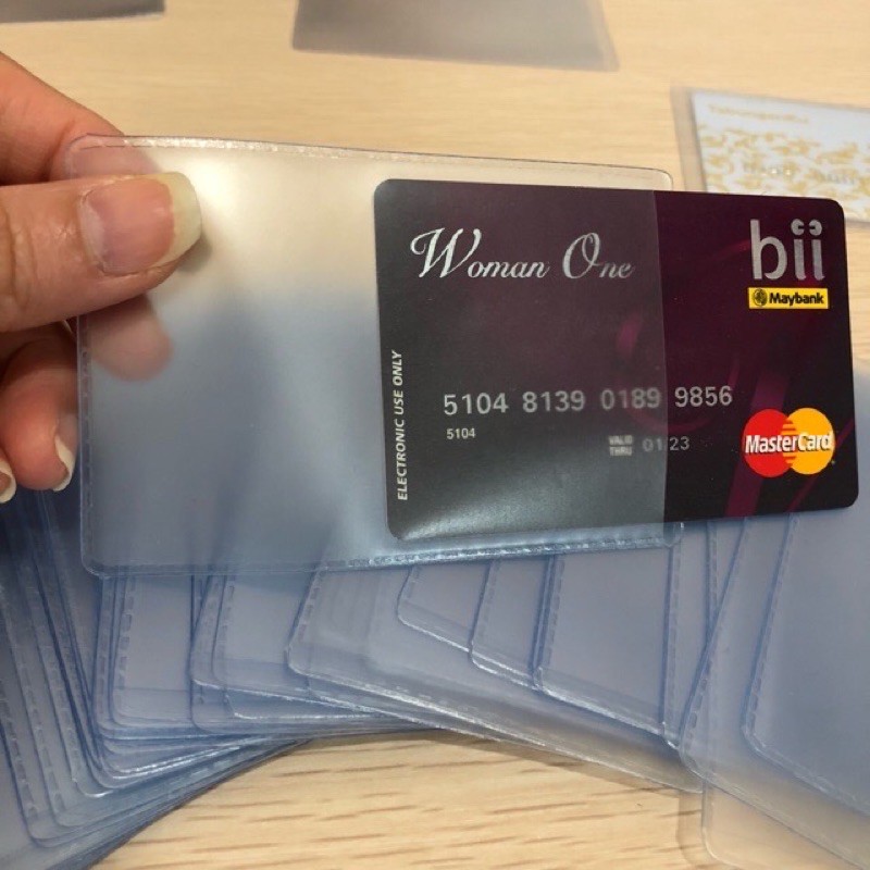 Thick PVC KTP ATM Card Cover (Not Abal-Abal Plastic) | Shopee Malaysia