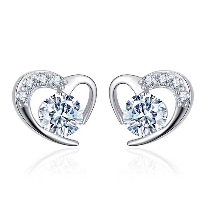 925 Silver Earrings Anting Earrings Korean Earing Silver 925 Earing Set ...