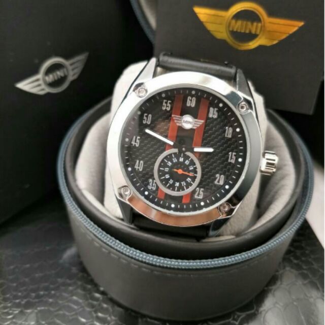Best Buy🌟Mini Cooper Leather Men Watch | Shopee Malaysia