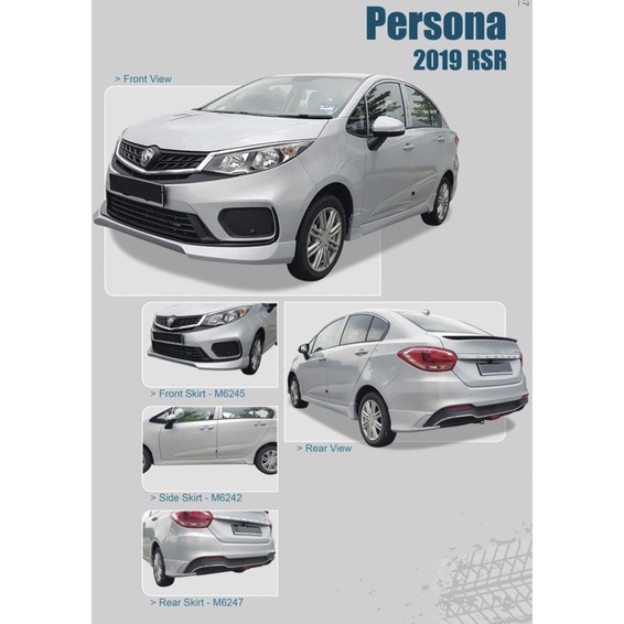 Proton persona 2019 2020 2021 vvt facelift oem k3 style bodykit body ...