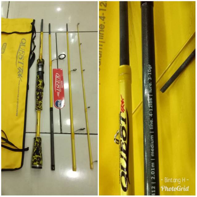 Maguro QUEST TRV MQS2-412 fishing rod | Travel Rod | Connect 4 ...