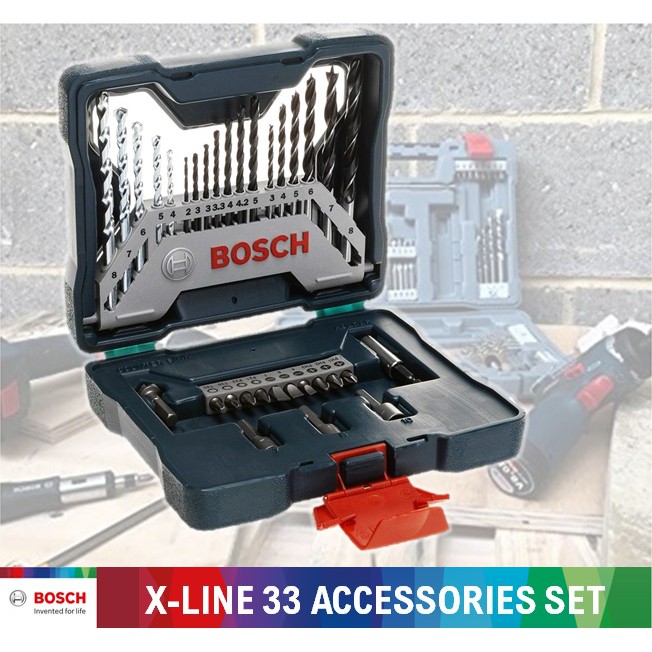 BOSCH 33-piece X-Line Professional Accessories set | Shopee Malaysia