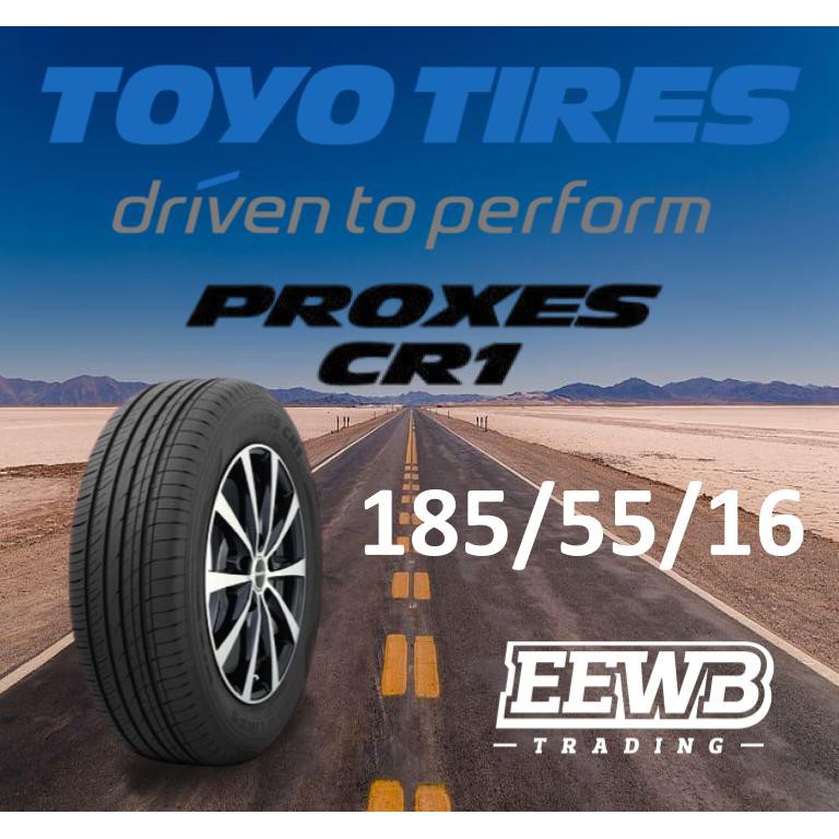 (POSTAGE) 185/55/16 TOYO PROXES CR1 2024 NEW CAR TIRES TYRE TAYAR | Shopee Malaysia