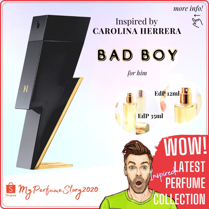 🔥 LATEST PERFUME 🔥 Inspired by Bad Boy Carolina Herrera fragrance for ...