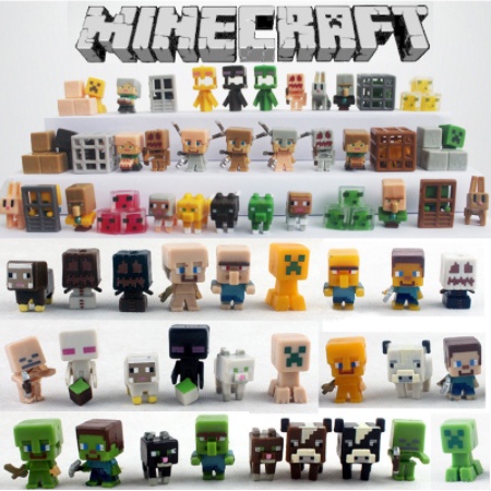 (Ready to Ship) Minecraft Mini Enderman Steve Alex Figure Toy Cute ...
