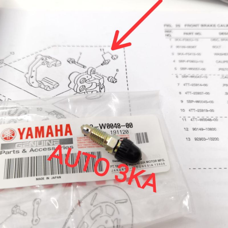 ORIGINAL RXKING RXS RXZ RX KING COBRA 4C9-W0048-00 4TT-W0048-00 4TT ...