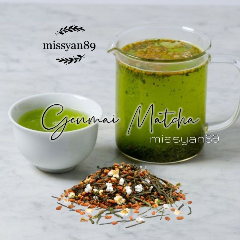 Premium Japan Genmai Matcha Powder の玄米抹茶粉 | Genmaicha Sencha Green Tea ...