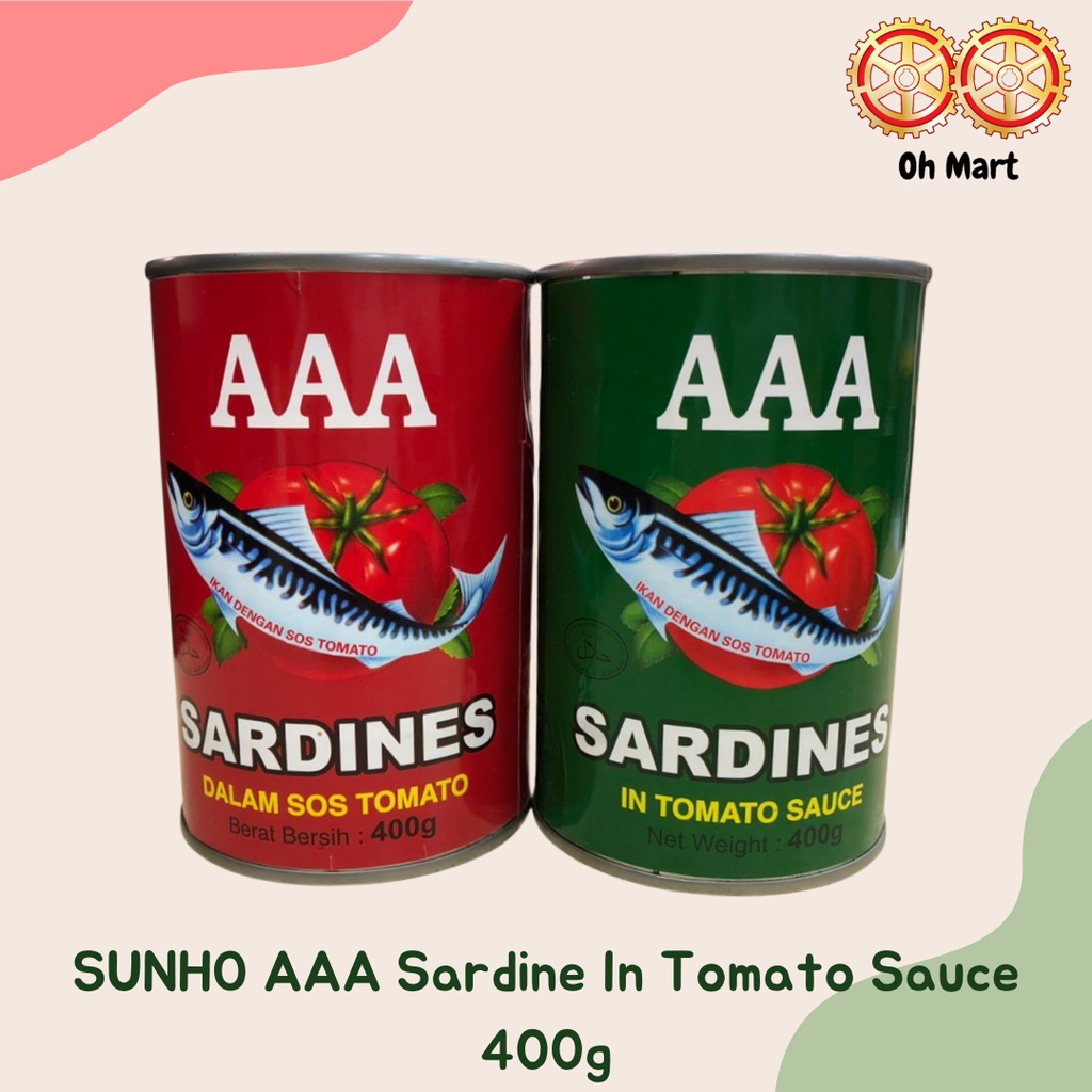 Sunho AAA Sardine In Tomato Sauce 400g | Shopee Malaysia