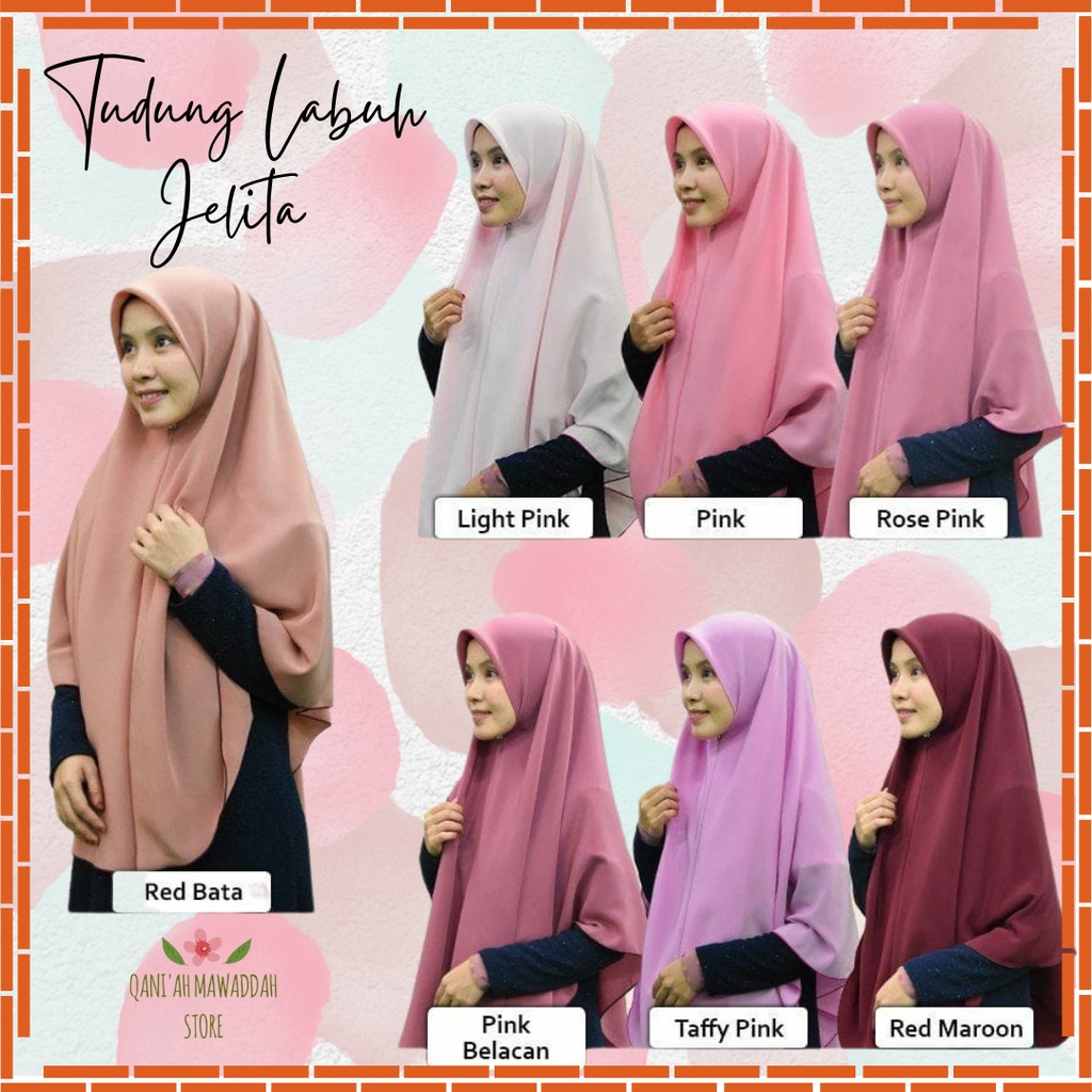 TUDUNG LABUH JELITA / TUDUNG LABUH KOSHIBO / TUDUNG LABUH BIDANG 60💯 ...