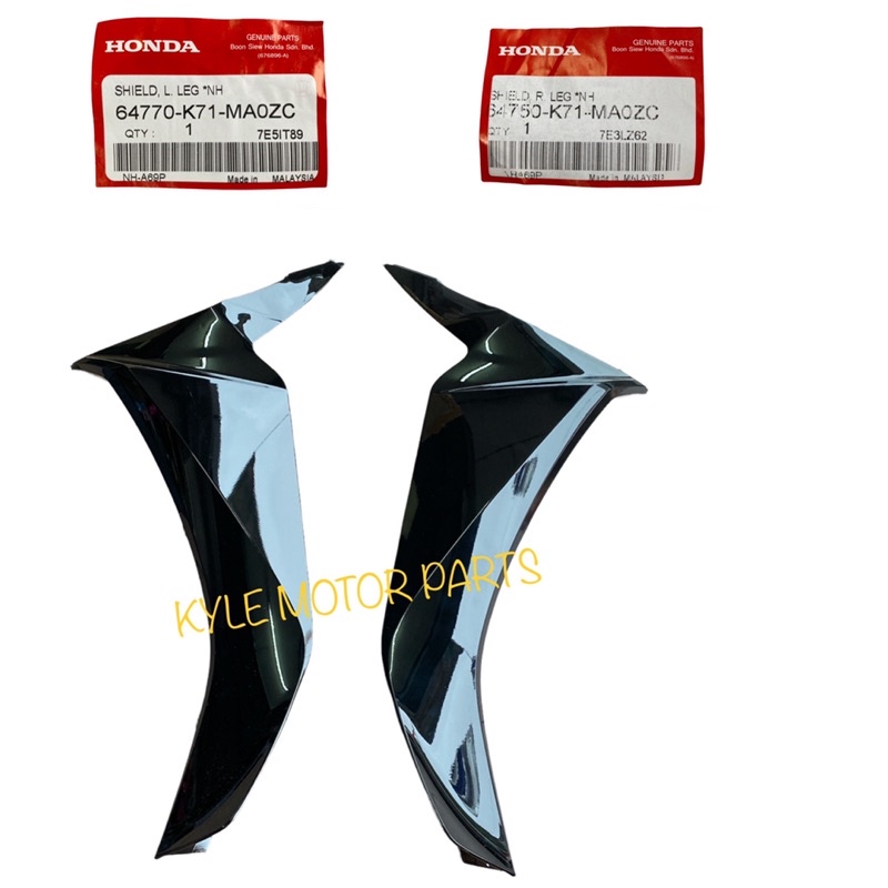 ALPHA WAVE110-CX V2 LEGSHIELD BLACK ORIGINAL HONDA 100% | Shopee Malaysia