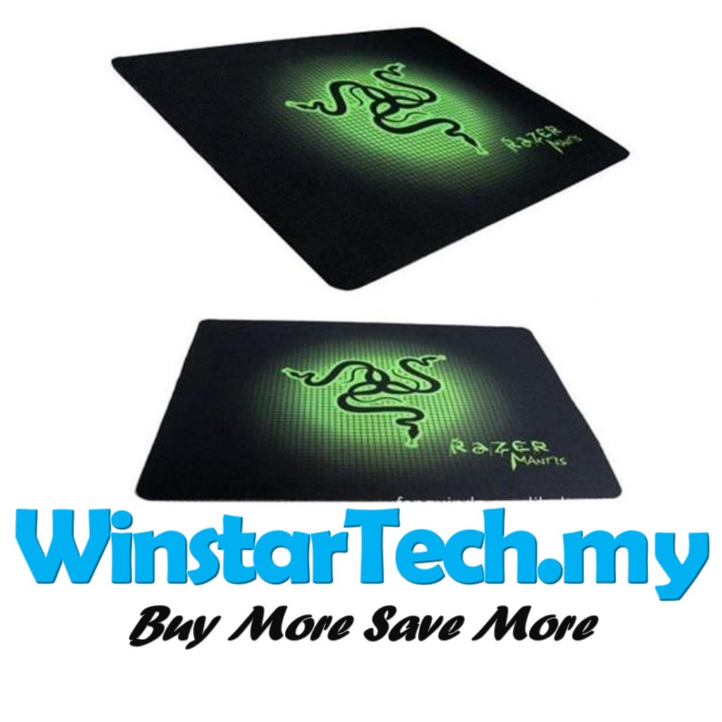 Razer Gaming Mouse Pad Mousepad Mantis Speed Precision 25x30cm | Shopee ...