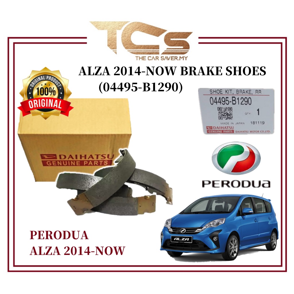 PERODUA Alza New Model (2014-Now) Original Daihatsu Brake Shoes 04495 ...