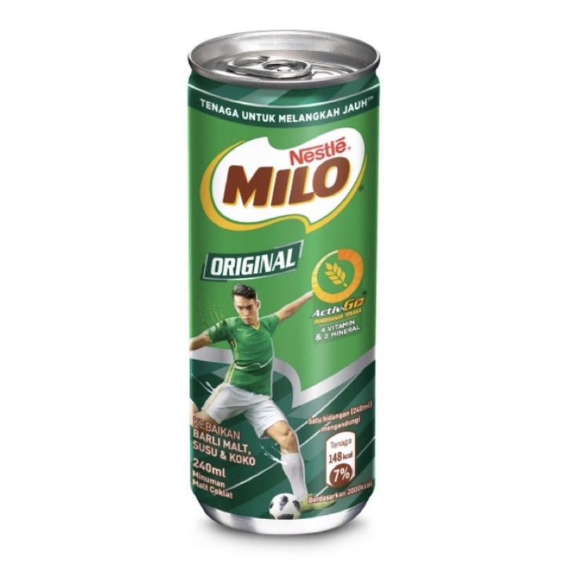 Nestle MILO Activ-Go Original / Ice / Kaw Can 240ml | Shopee Malaysia