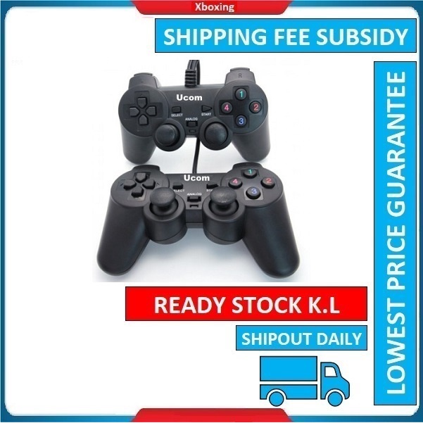 USB Twin PC Joystick Double Handle Gamepad Double Shock Vibration ...