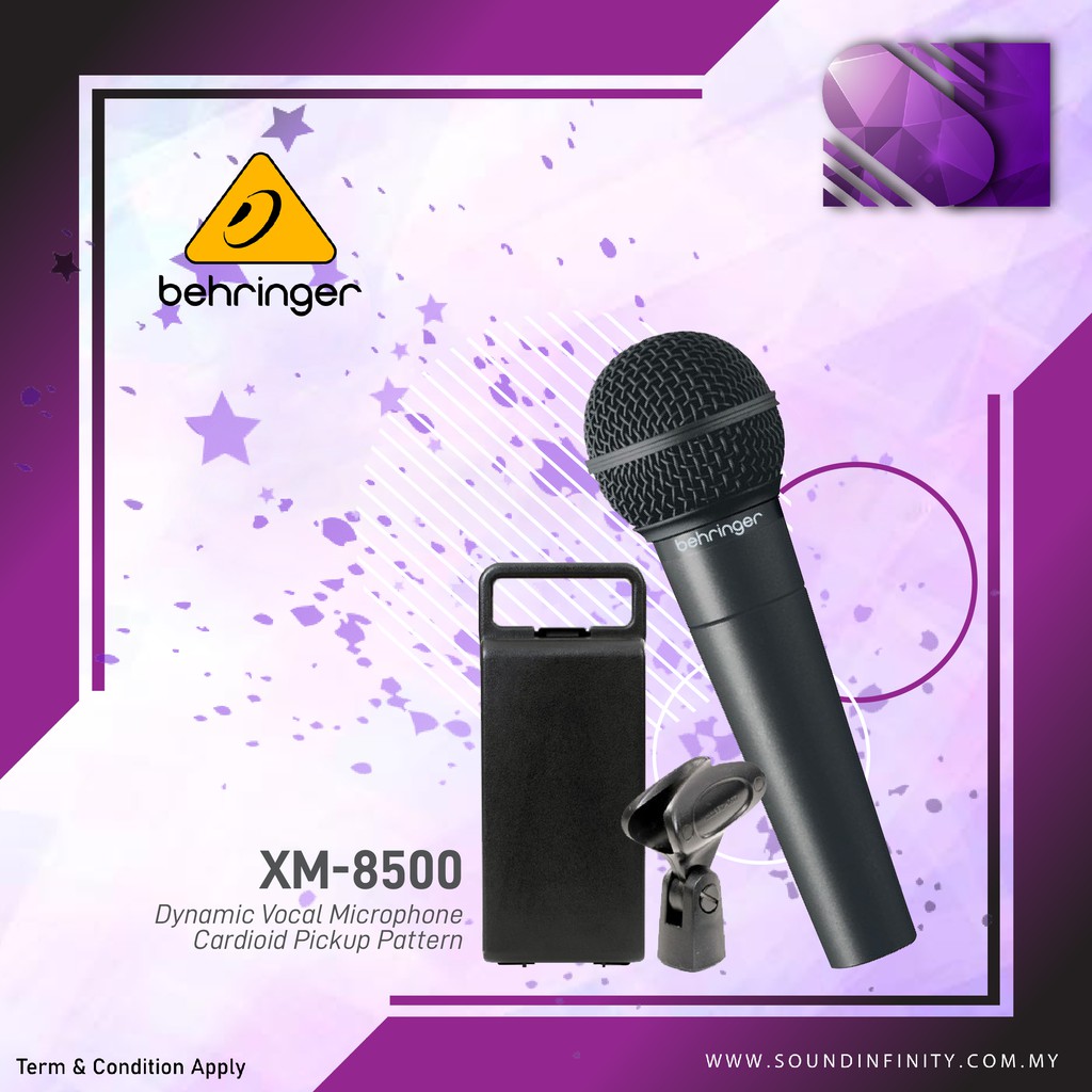 [Ready Stock] Behringer XM8500 Dynamic Vocal Microphone (XM8500 ...
