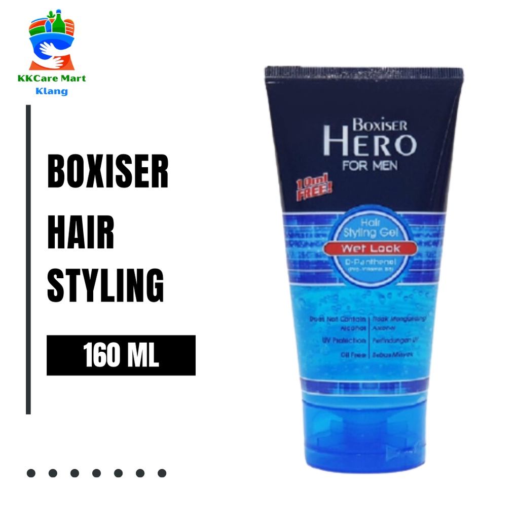 Boxiser Hero - Hair Styling Gel Wet Look 160ML | Shopee Malaysia