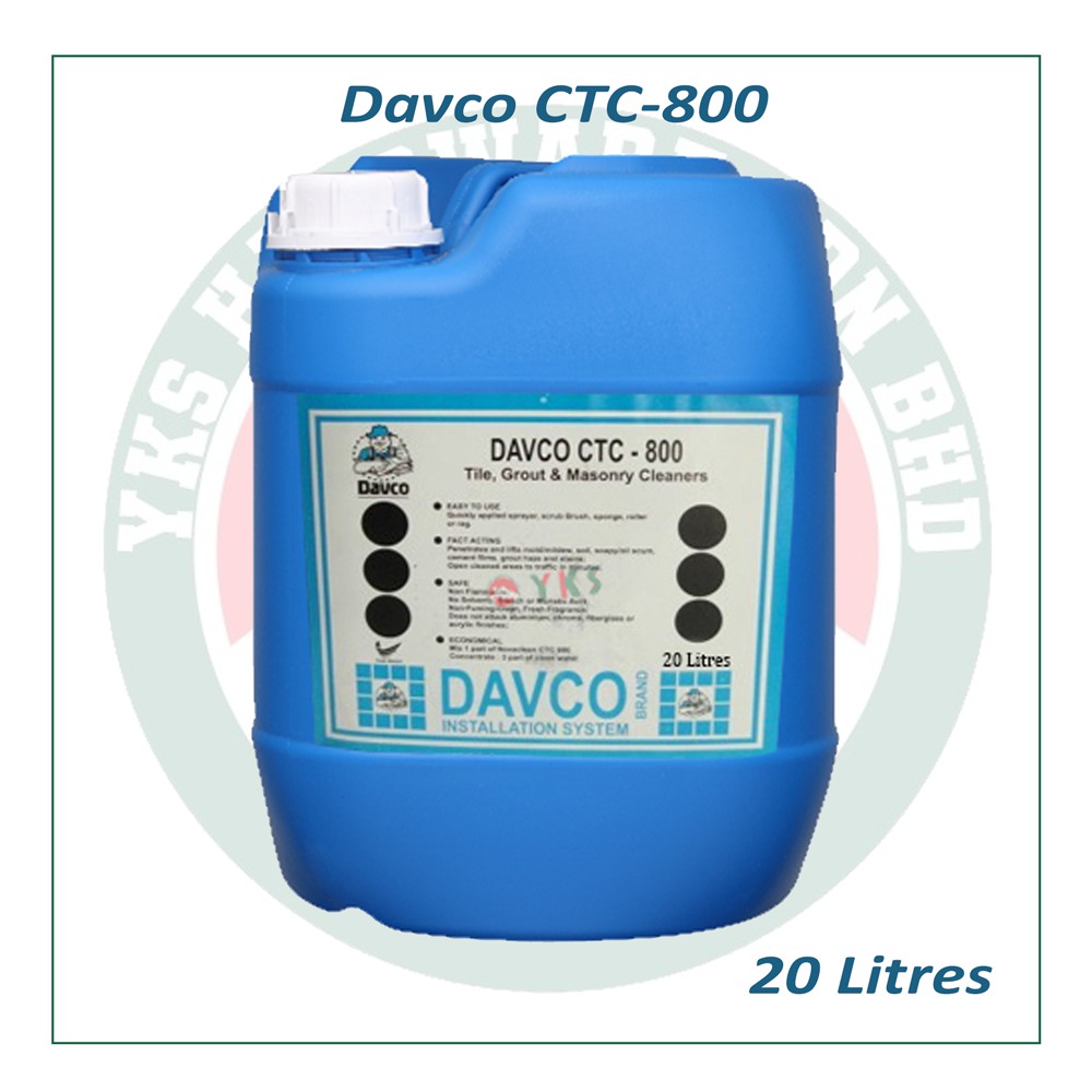 DAVCO CTC-800 TILE CLEANER - [20 LITRES] | Shopee Malaysia