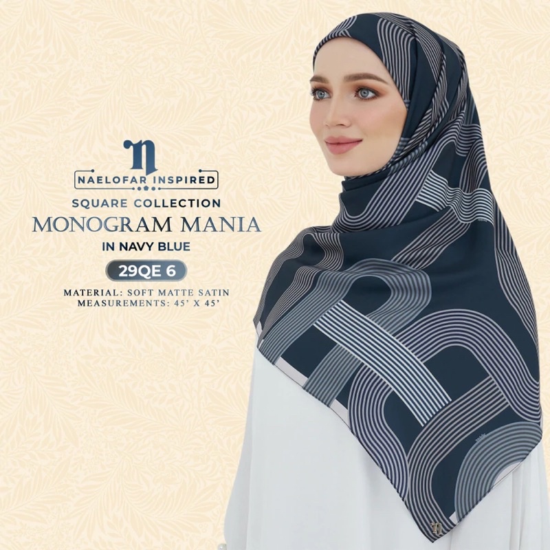 🔥NEW COLLECTION🔥 Naelofar Printed Collection Monogram Series Inspired ...