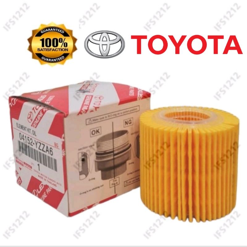 🇲🇾HOT SALES🔥 TOYOTA OIL FILTER YZZA6 ALTIS WISH HARRIER PRIUS SIENTA ...