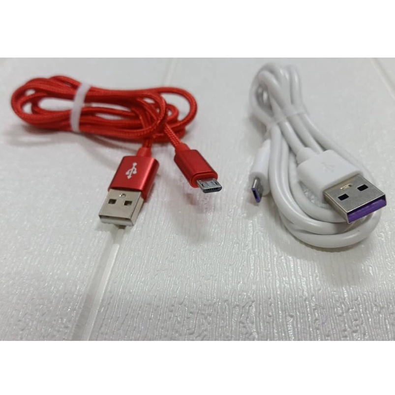 Android Old type Phone Micro Usb Mikro charging wire cable fast wayar ...