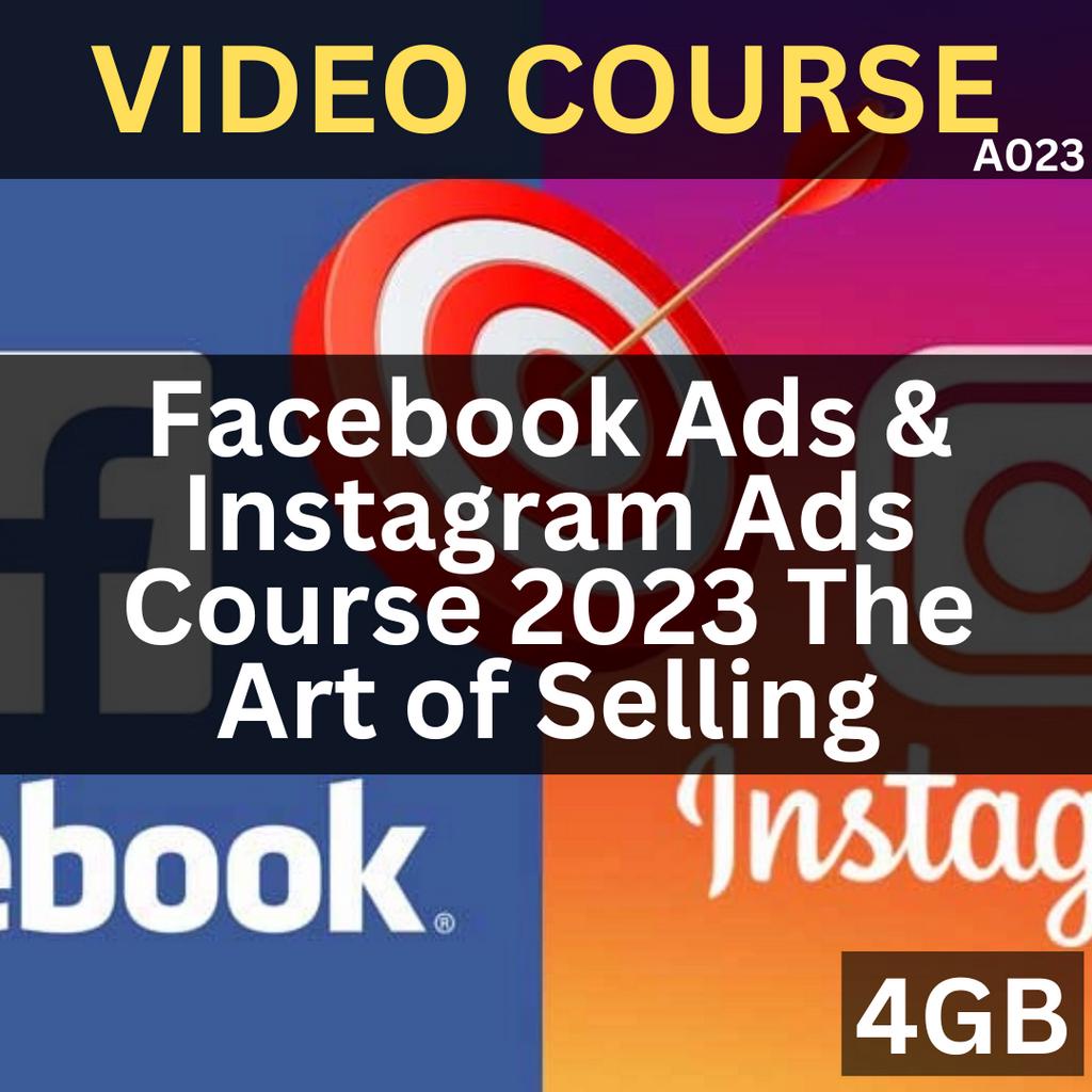 Facebook Ads & Instagram Ads Course 2023 The Art of Selling | A023 | Video Course | Udemy ...