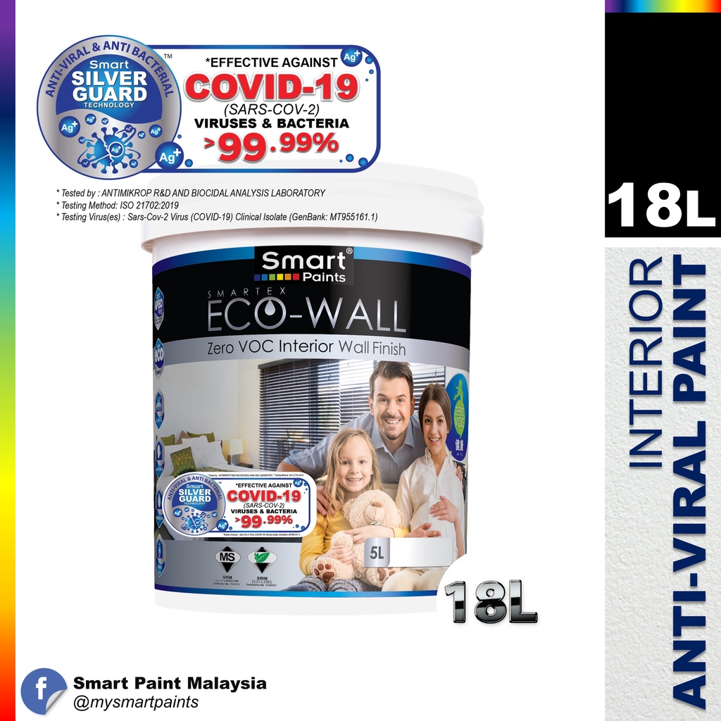 Smart Paints Smartex Eco-Wall (18L) | Shopee Malaysia