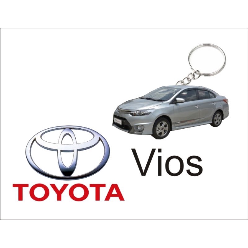 toyota vios silver ncp150 vios silver keychain 2d | Shopee Malaysia