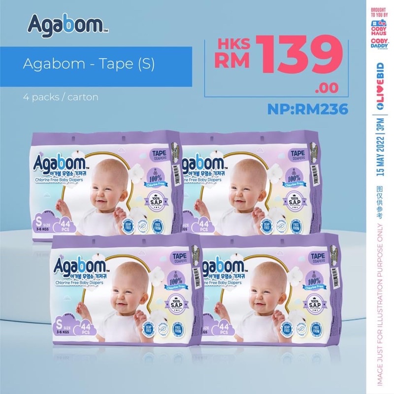 agabom size s (Korea) | Shopee Malaysia