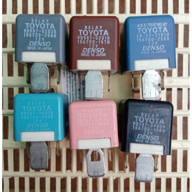 RELAY RELAY TOYOTA Tuto RELAY TOYOTA TOYOTA DENSO 4 Pin And 5 Used ...