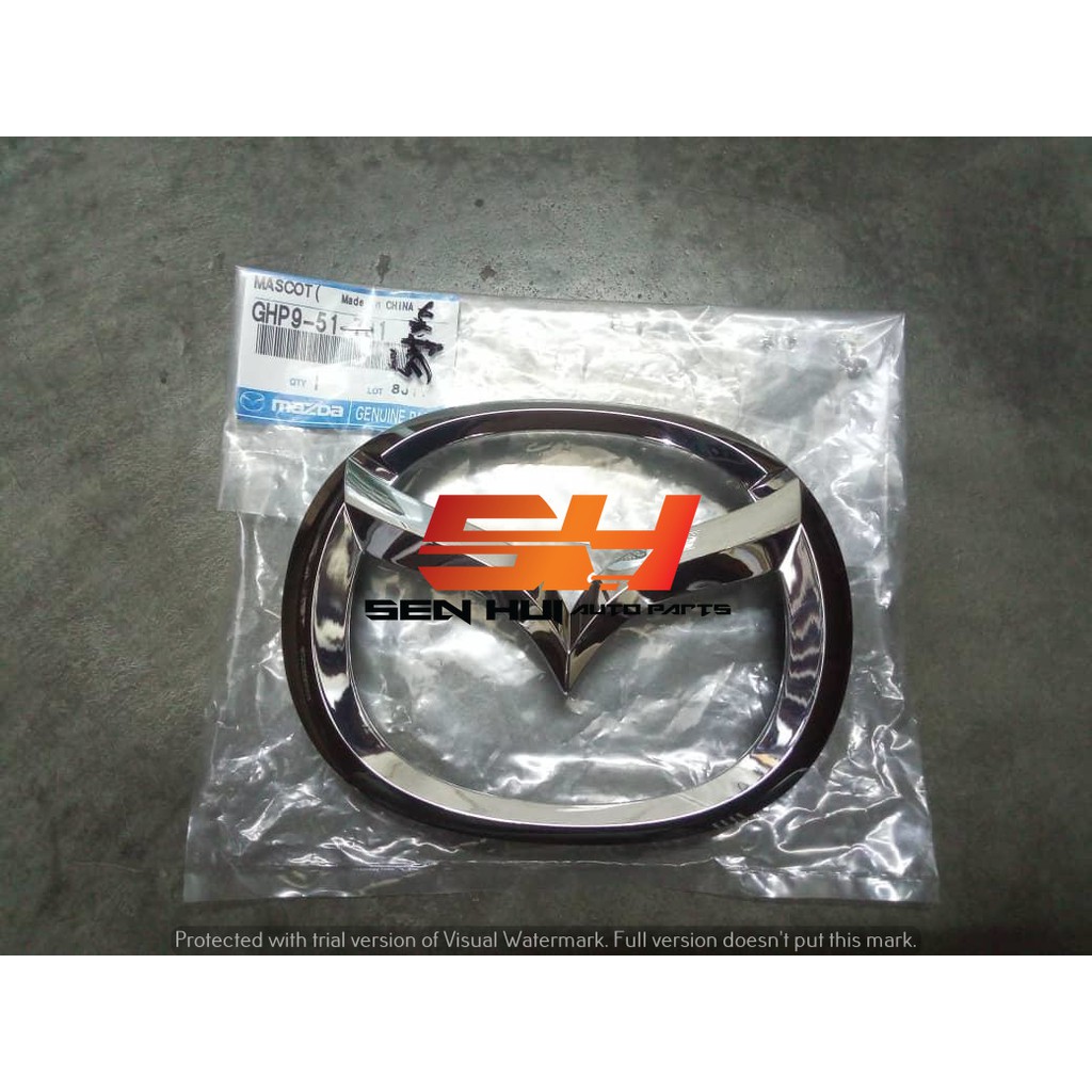 Mazda 6 Skyactive NAME PLATE Logo M Radiator Grille l/bracket GHP951731 ...