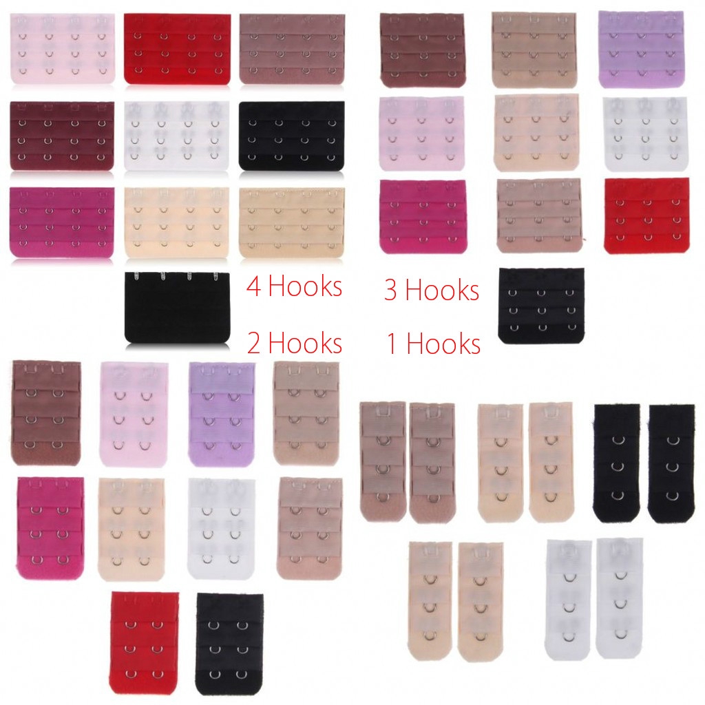 [Wholesale Price] 10X Ladies Bra Extender Strap Extension 1-4 Hooks 3 ...