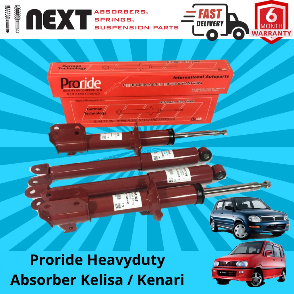 Proride Heavy Duty Absorber Perodua Kelisa Kenari Heavyduty Suspension ...
