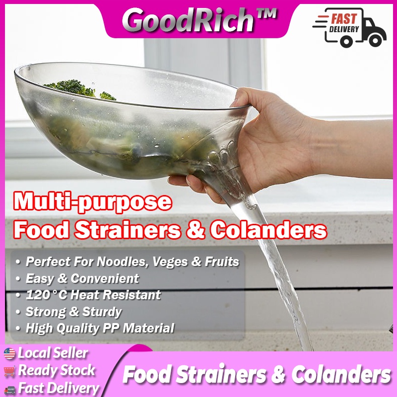 Multi-purpose Food Vegetable Fruit Kitchen Liquid Strainer Drainer ...