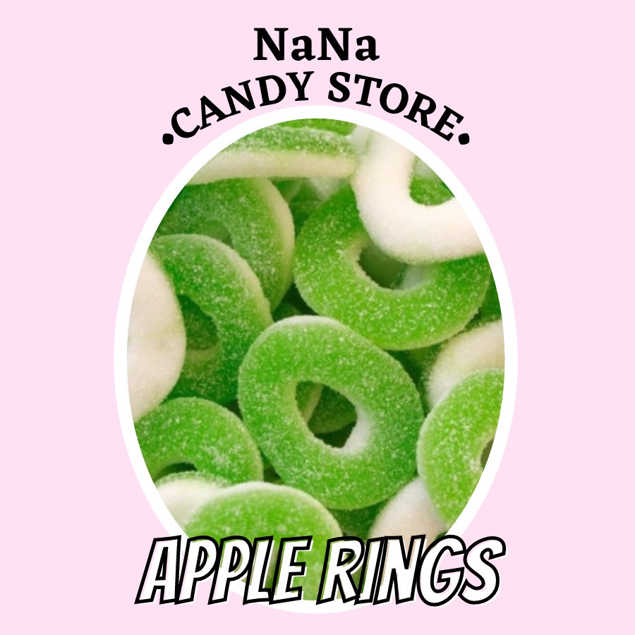 Haribo-Apple Rings 100g Repack (HALAL)-Gummy Candy | Shopee Malaysia