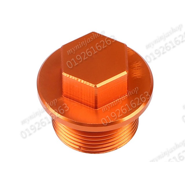 Engine 4T Oil Drain Bolt Nut Screw CNC Billet (NUT BAWAH) KTM Duke 125 ...