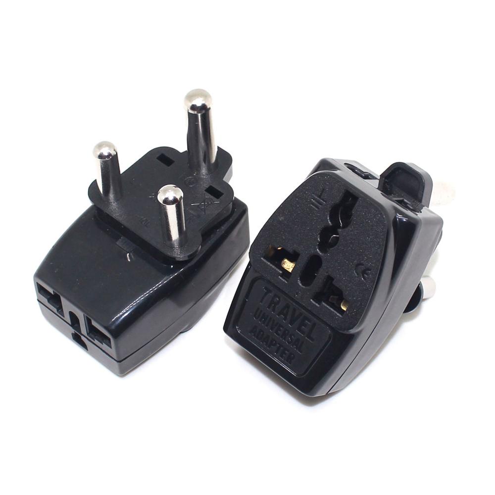 South Africa Travel Adapter Type M Large 15 amp BS 546, 2 Port Multi ...