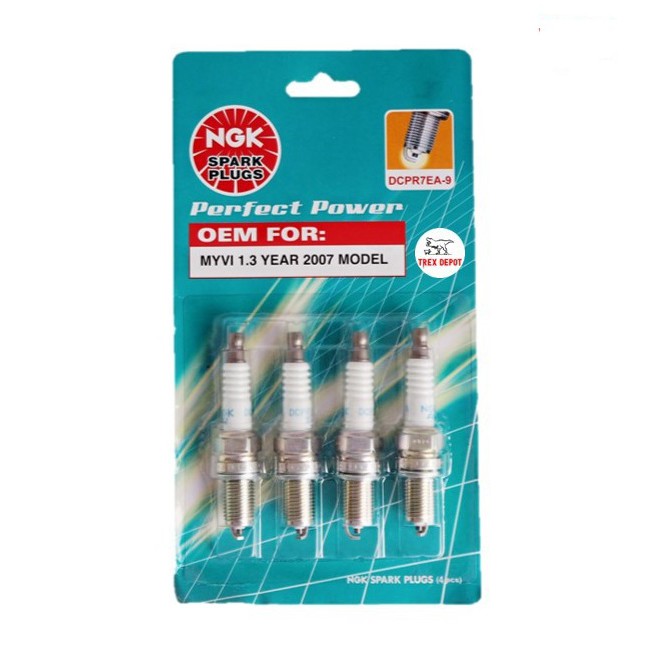 NGK Perfect Power DCPR7EA-9 Spark Plug Set(4nits) | Shopee Malaysia