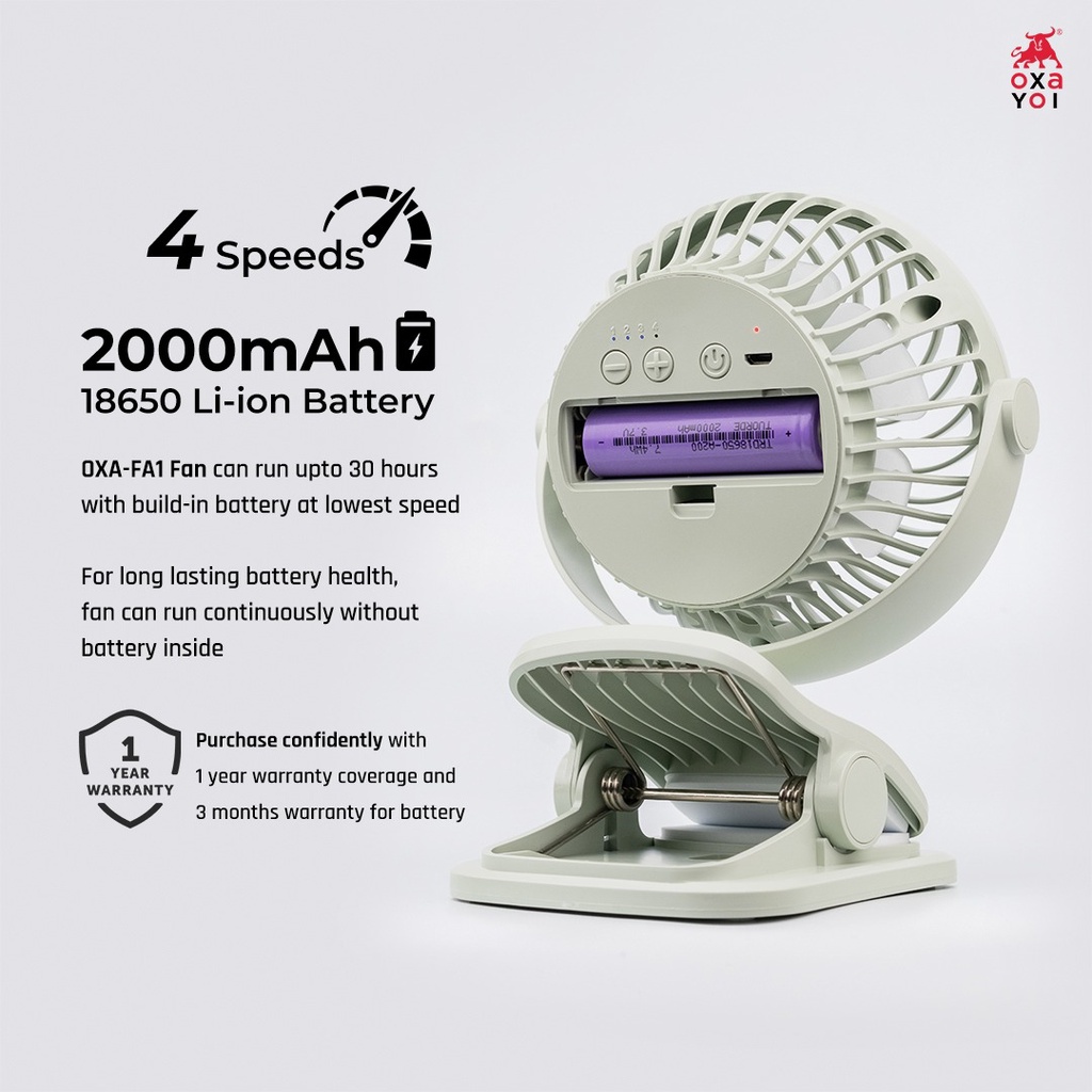 [READY STOCK]LEMOISTAR OXAYOI FA1 FA3 CLIP & DESK USB BABY STROLLER ...