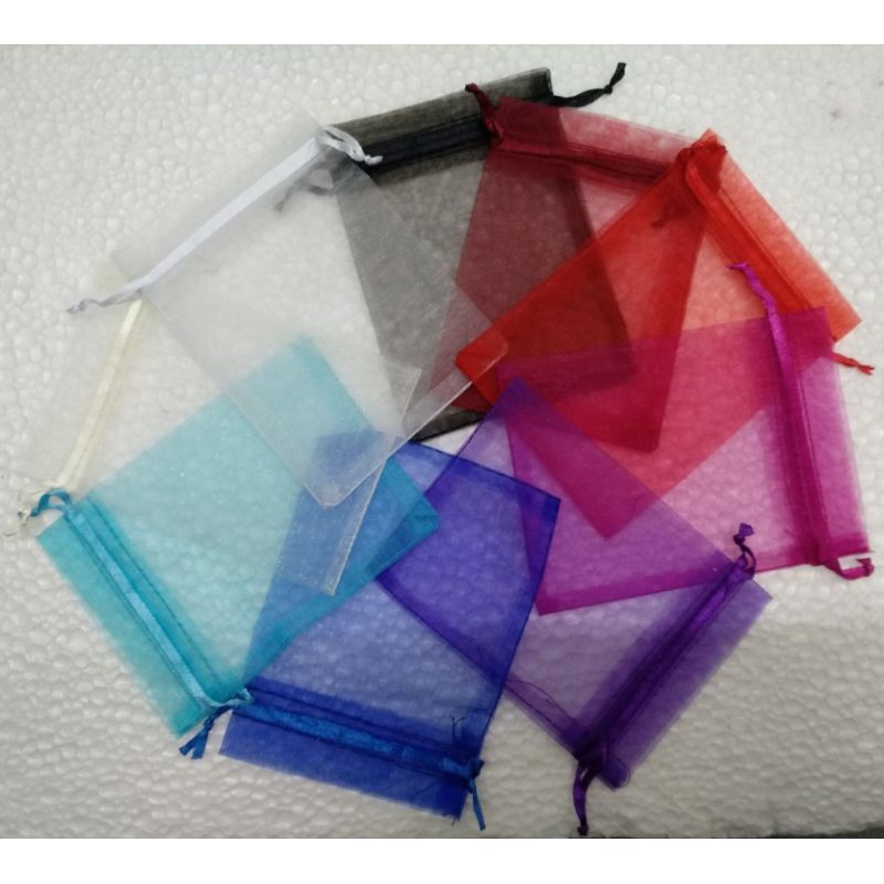 [READY STOCK]ORGANZA POUCH / UNCANG/ BAG ORGANSA 5PCS/1PKT | Shopee ...