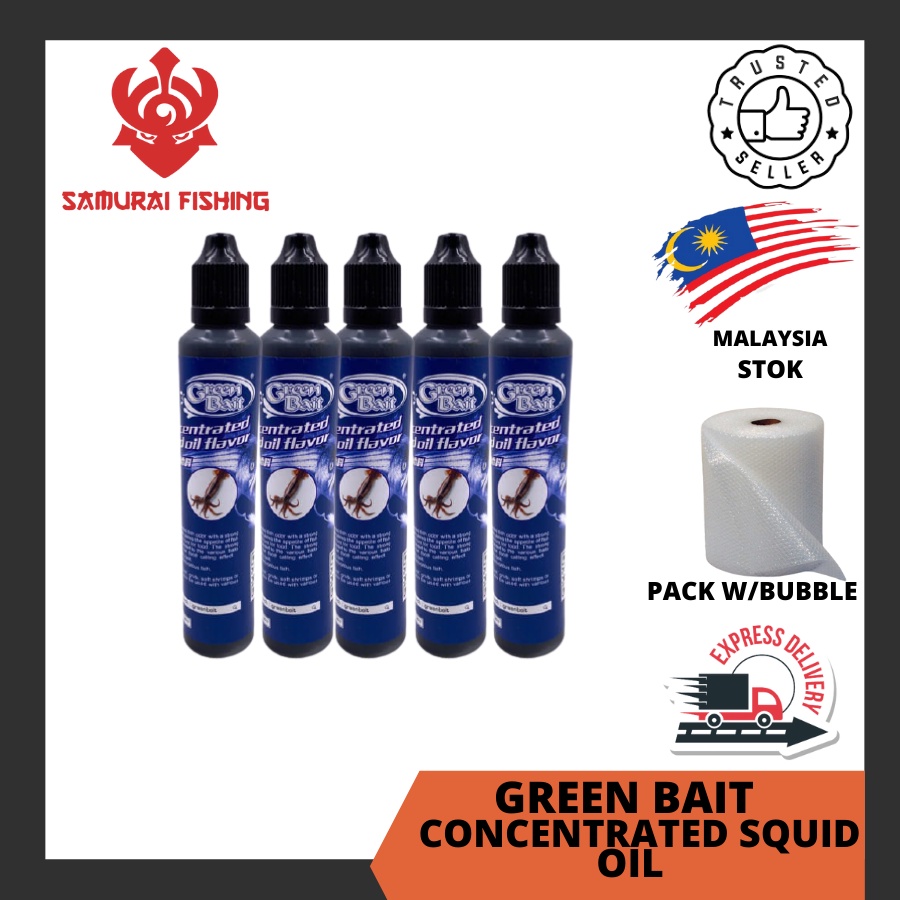 SAMURAI - Concentrated Squid Oil Flavors Minyak Sotong Mancing Laut ...