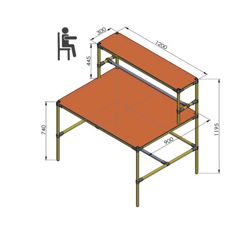 Wrapping Firm Packing Table Meja working Pembungkusan Stretch Film ...