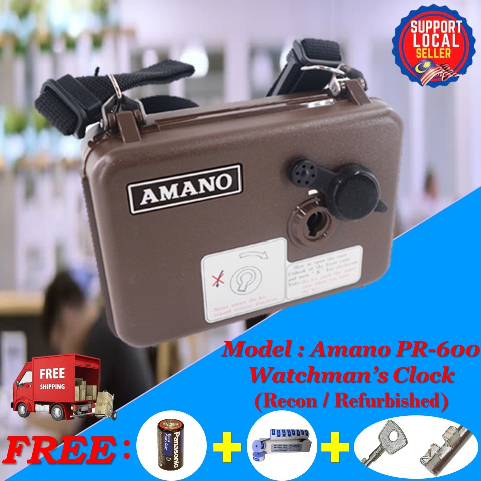 RECON Amano PR-600 Watchman's Clock / New Amano PR-600 Watchman Clock ...