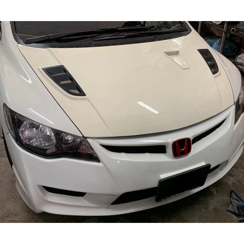 HONDA CIVIC FD 2006 - 2011 ( MUGEN RR ADVANCE ) FRONT BONET WITH 2K ...